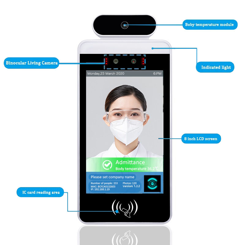 Temperature Detection Facial Recognition Camera From RS Security Co.,Ltd