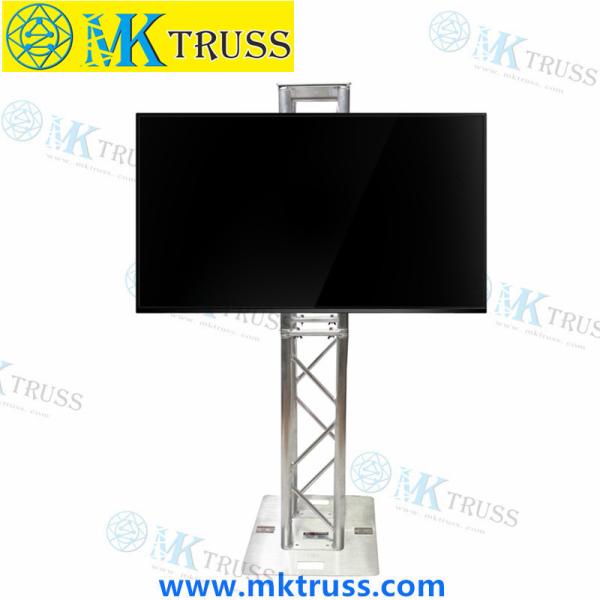 Quality 50*2mm Square Aluminum Stage Truss FLEX TOWER PLATFORM TOTEM PACKAGE with for sale