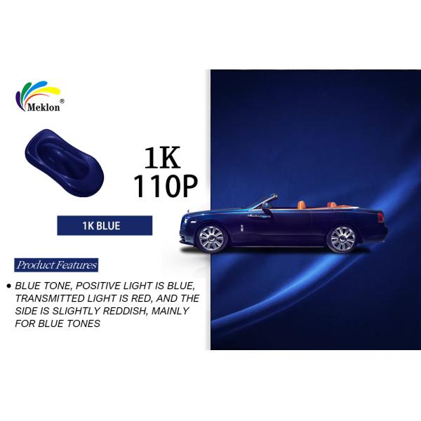 Quality Good Coverage 1K Stand Blue Chinese Automotive Coating Car Paint/Auto Refinish Paint for sale