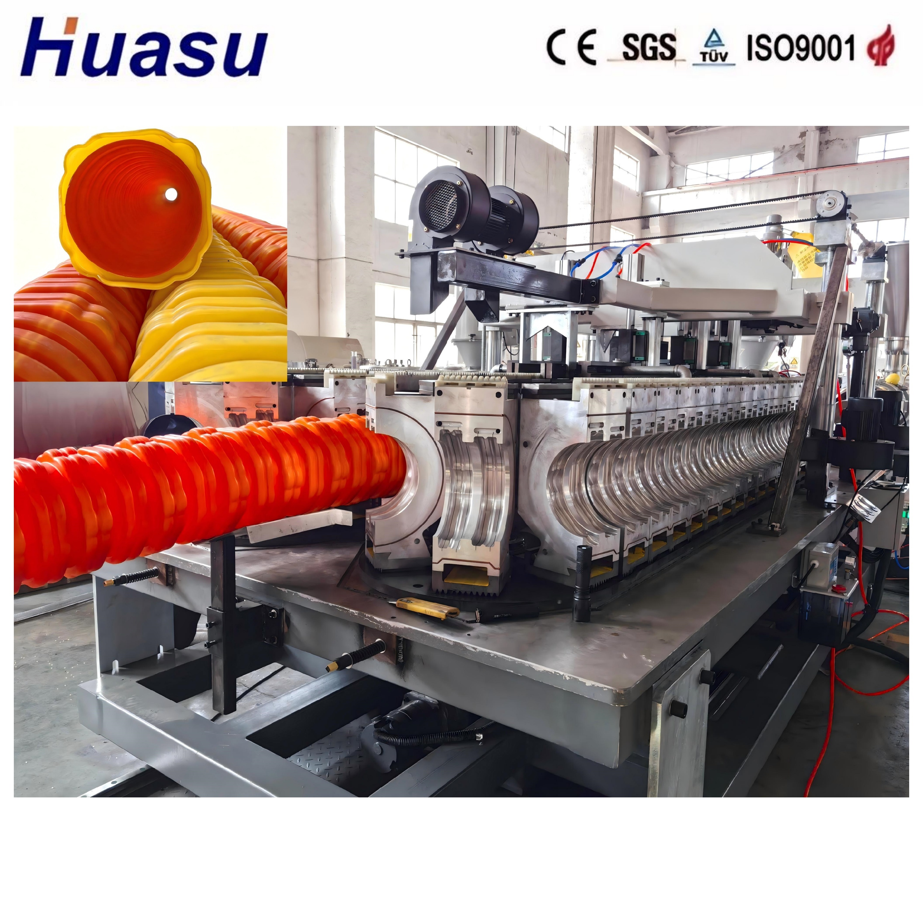 Quality High Productivity PP Pipe Extrusion Line pipe diameter 32-1600mm ensuring finished production municipal Engineering and efficiency for sale