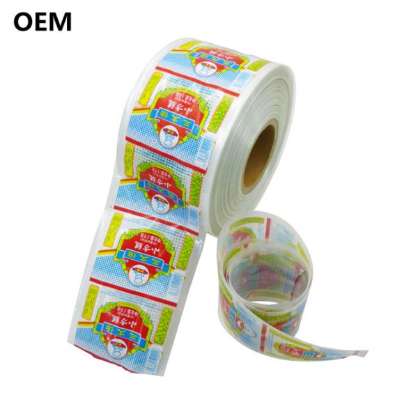 Quality White Colour Flexography Printed Plastic Sausage Casings For Sausages for sale