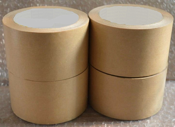 Quality Self Adhesive White Kraft Paper Tape For Splicing Bottom Release Liner for sale