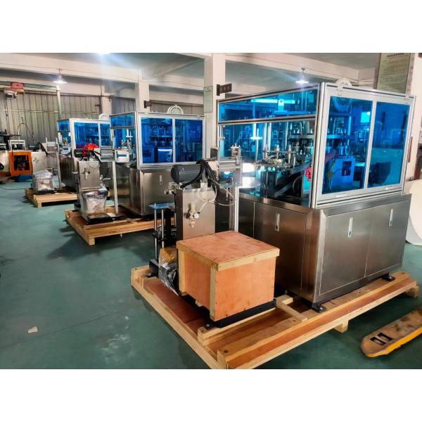 Quality Single Sheet Paper Cup Cover Making Machine 70-100pcs/Minute PLC Control for sale