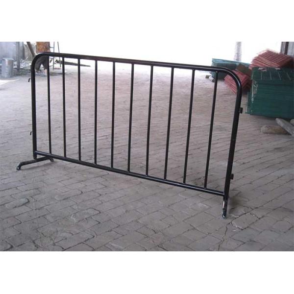 Quality OHSAS 1500mm Portable Crowd Control Barriers Galvanised Pedestrian Barriers for sale