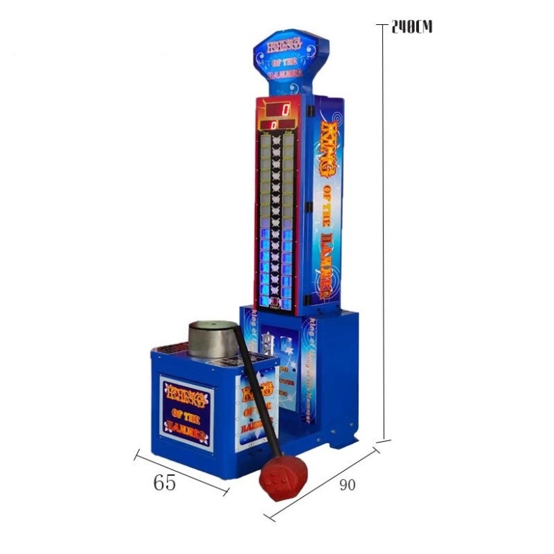Quality 230V King Of Hammer Arcade Machine One Punch Score Display ODM for sale