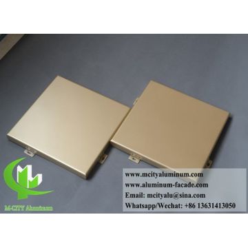 Quality External Cladding Solid Aluminum Panel PVDF Coating Durable Weather Proof for sale