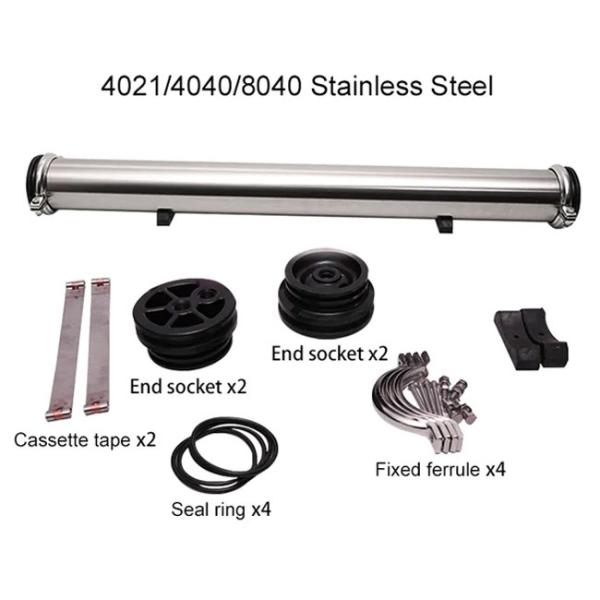 Quality 304 Stainless Steel Water Treatment Consumables Membrane Shell Reverse Osmosis for sale