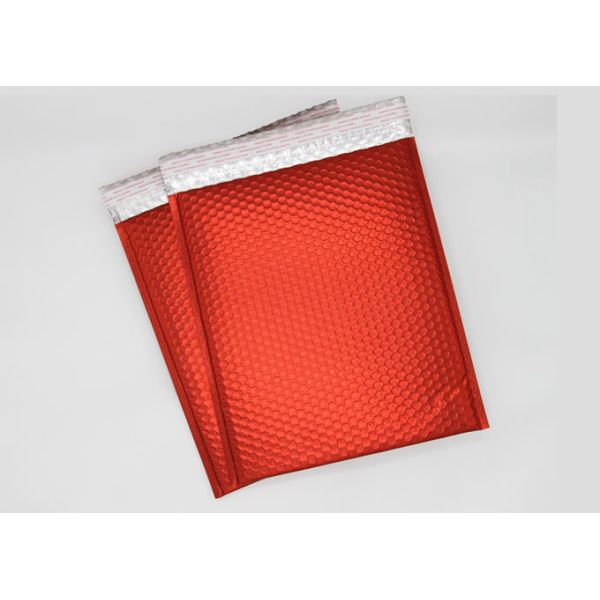 Quality Gloss Waterproof Metallic Bubble Envelopes Blank Printed Material For Shipping for sale