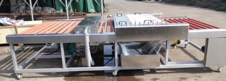 Glass Washing Machine Used in Tempering Floating Glass Processing Machine Line