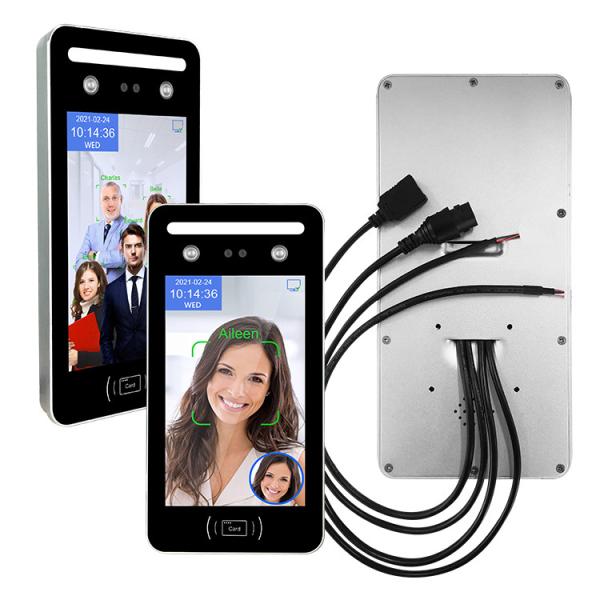 Quality AI Visible Light WDR Dynamic Face Recognition Access System 8 Inch Touch Screen for sale