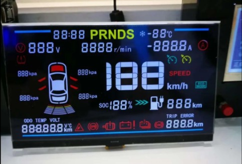 Quality Customize Glass LCD Display Module Vatn Tn Htn Va Temperature Segment LCD for sale