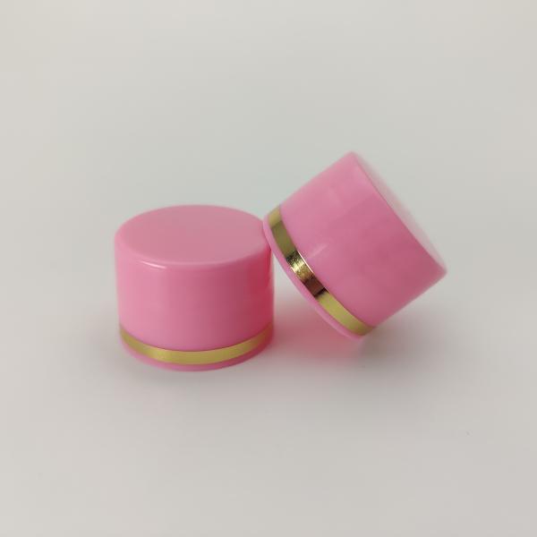 Quality Hot Stamping 20mm Bottle Cap , Screw Lock Plastic Bottle Tops for sale