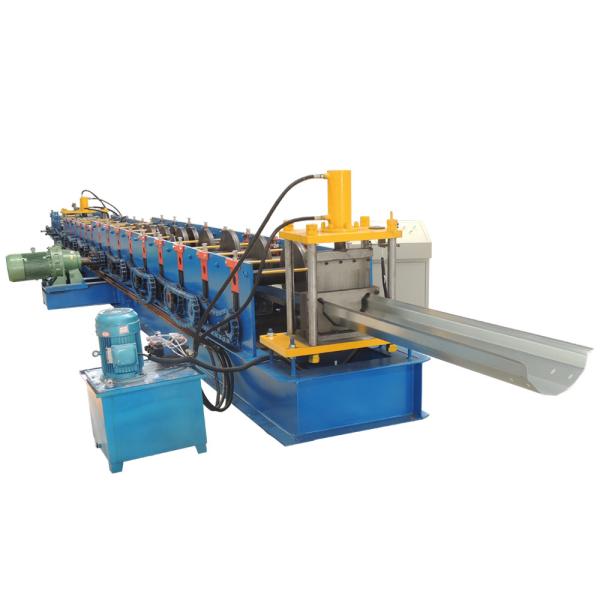 Quality Automatic Downspout Pipe Roll Forming Machine , Gutter Downspout Machine Weight for sale