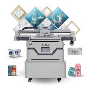 Quality Tube Printer 320 KG UV Flatbed Printer for Glass Plastic Bottle Ceramic Tiles for sale