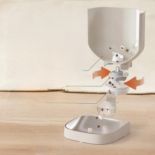 Quality ​Low Noise Automatic Self Dispensing Dog cat Feeder Tamper Proof Interface for sale