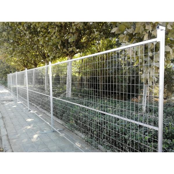 Quality Mobile Portable Iron Security Canada Temporary Fence Metal Plate for sale
