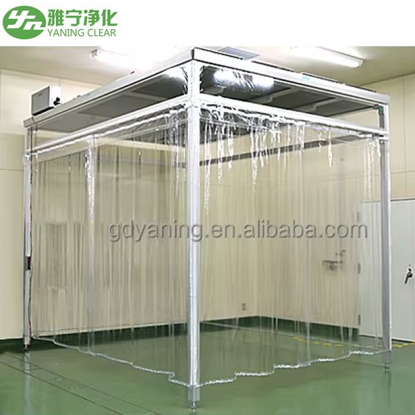Quality Modular Clean Room Booth ISO 5-ISO 7 with HEPA H13 Filter and Customizable Size for sale