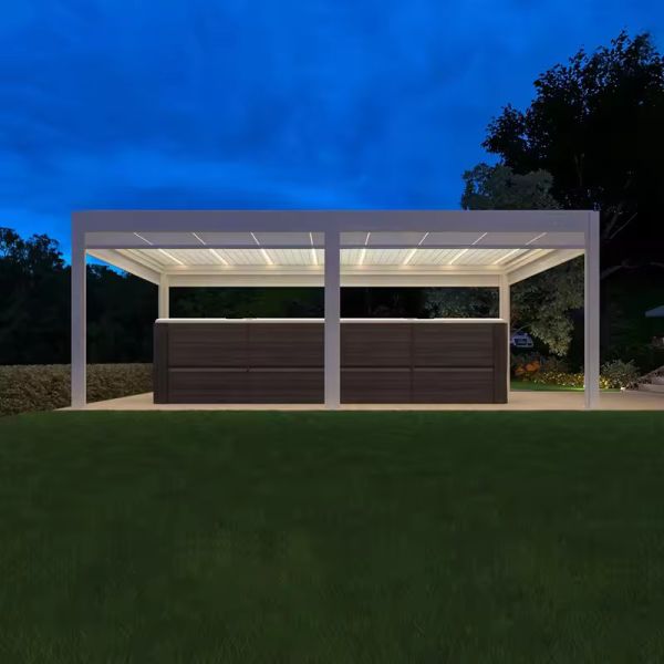 Quality Customizable Aluminum Gazebo with Retractable Canopy Durable and Versatile for sale
