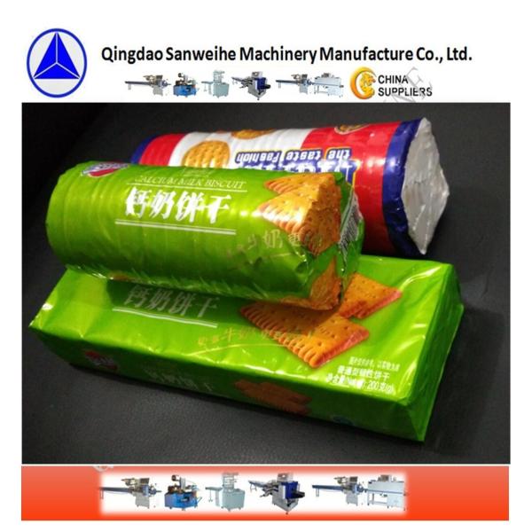 Quality 220V 50Hz Automatic Biscuit Packing Machine Over Wrapping Sealing Packing for sale