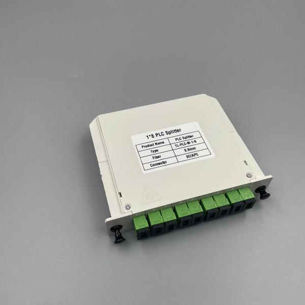 Quality Fiber Optic Splitter 1x2 1x4 1x8 1x16 1X32 Cassette Splitter With SC UPC PLC Splitter for sale