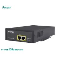 Quality IP20 Midspan Passive Industrial PoE Injector 55V 1750mA for sale