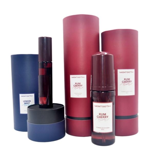 Quality Printing Perfume Round Tube Box , Recyclable Cylinder Paper Tube For Cosmetics for sale