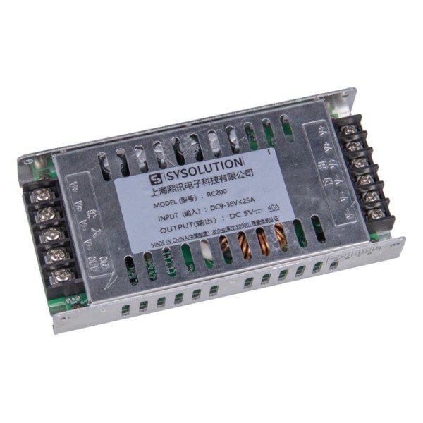 Quality Sysolution RC200 Series Power Supply DC 5V for LED Vehicle Screen for sale