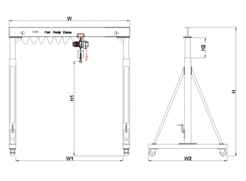 Close-up view of worm wheel mechanism and height adjustment components