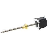 Quality 1300/1900mN.m Nema 23 Micro Screw Shaft Linear Stepper Motor With Lead Screw For 3d Printer Length 55/76mm for sale