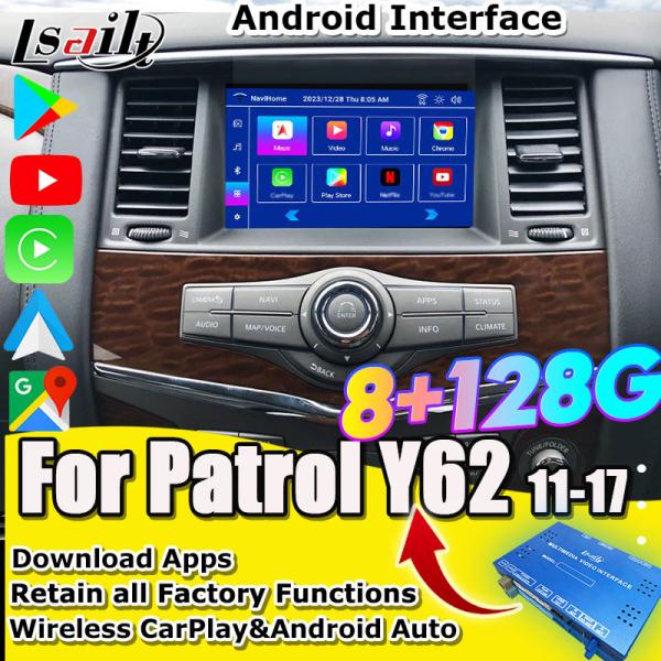 Quality Lsailt 8+128G Android 13 Smart Infotainment Module for Nissan Patrol Y62 2010 for sale