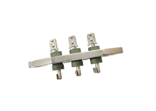 Quality 30A Maximum Current Glass Insulator Hermetic Electric Vehicle Connector with Insulator Material for sale