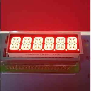 Quality Super Bright Red 6 Digit 10mm 14 Segment LED Display Common Anode For Taximeter for sale