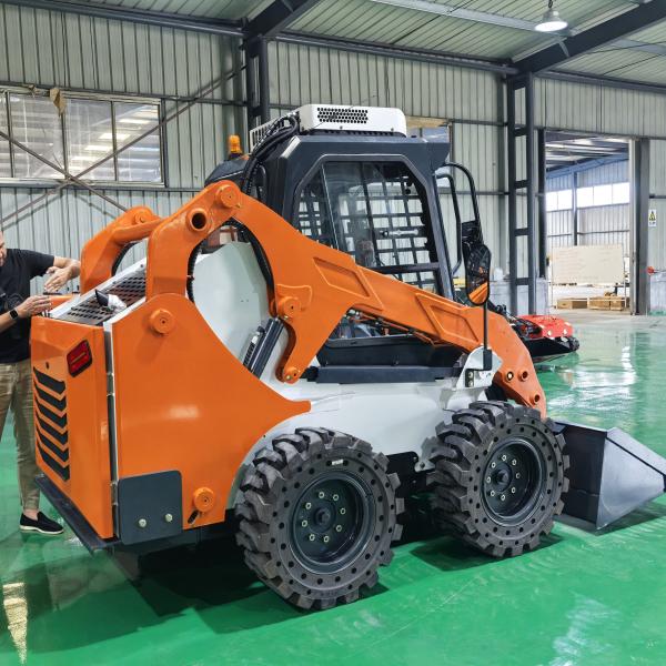 Quality High Operating Efficiency Mini Track Skid Steer Loader with Attachments Maximum for sale