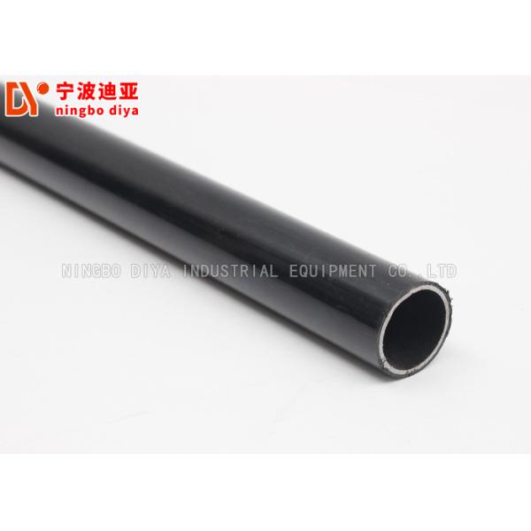 Quality ESD Black Anti Static Tubing , Plastic Coated Pipe Upright Frame Structure for sale