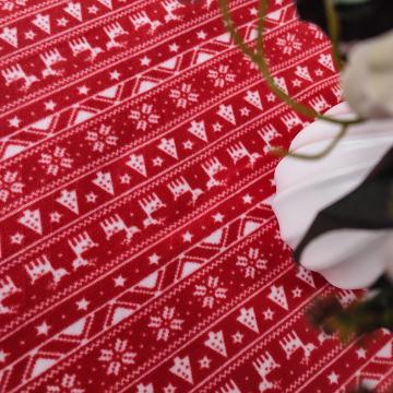 Quality Custom Jacket Polar Fleece Fabric 100D Pattern Printed for sale