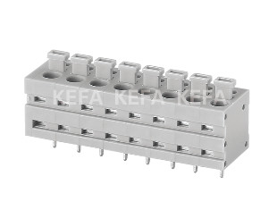 Quality Compact Design Panel Mount Pluggable Terminal Block Brass And Tin Coated for sale