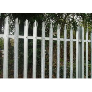 Quality Anti Rust 6ft Galvanized Steel Palisade Fencing with D Section for sale