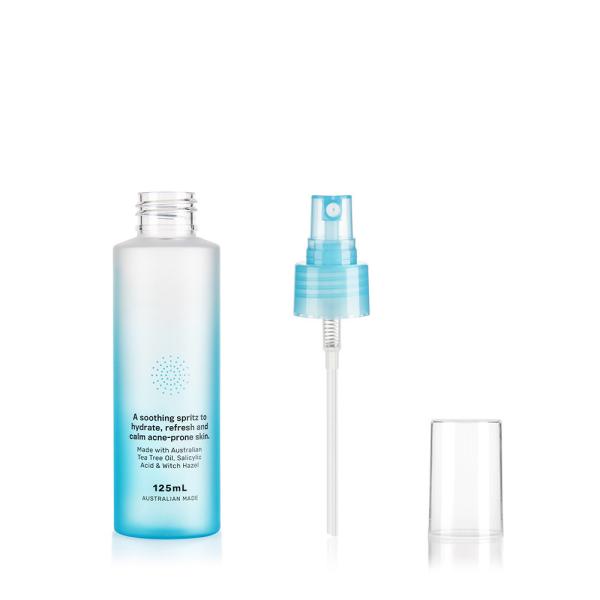 Quality Portable 120ml Plastic Spray Bottles Matte Finish UV Screen Printing for sale