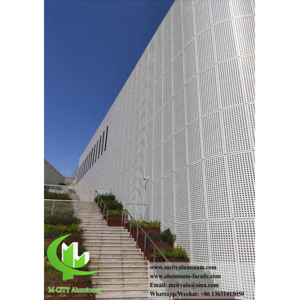 Quality Decorative Metal Screen Perforated Aluminum Panels for sale