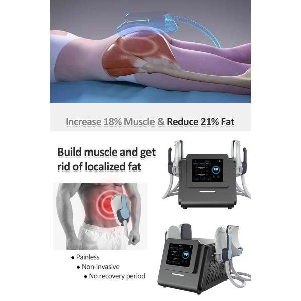 Quality 4 Handles EMS Sculpting Machine Weight Loss Emsclpt Machine For Home for sale