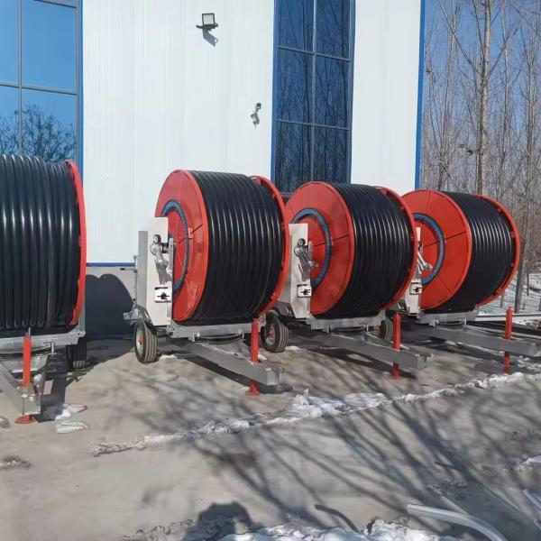 Quality Adjustable Spray Agriculture Hose Reel Irrigation System Versatile Watering for sale