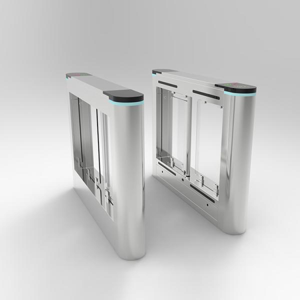 Quality Pedestrian Swing Barrier Turnstile SUS304 Stainless Steel With RFID Reader for sale
