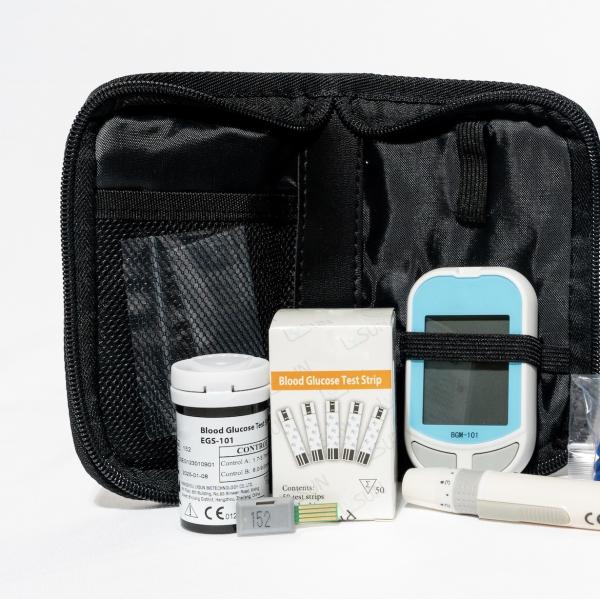 Quality Large LCD Diabetes Test Meter Portable Blood Glucose Meter for sale