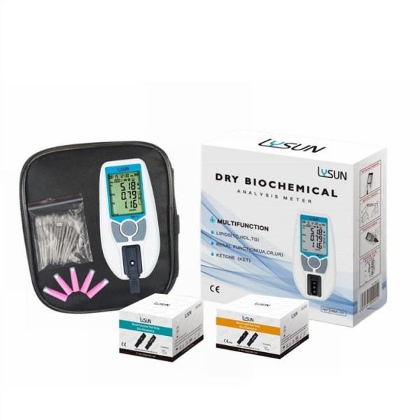 Quality LYSUN Hot Medical Equipment Total Cholesterol Creatinine Meter Dry Biochemical for sale