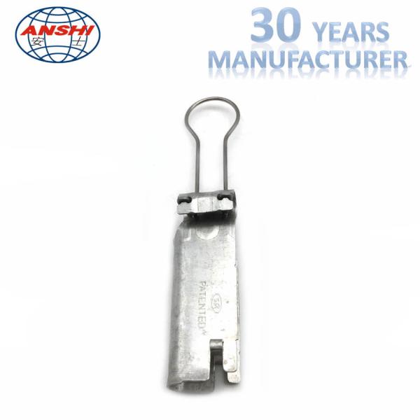 Quality FTTH Distribution Fiber Cable Accessories S Type Stainless Steel Fasteners Dead for sale