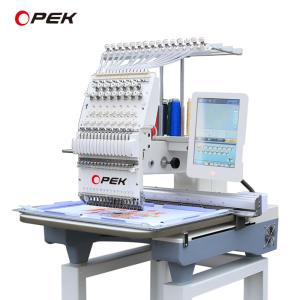 Quality Home Flat Cap Hat T-shirt Computer Embroidery Sewing Machine with Other Head for sale