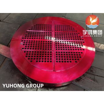 Quality ASME SA694 F304, F310, F316L, F317L , F321 , F347H Tubesheet for Heat Exchanger for sale