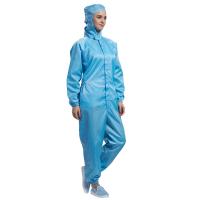 Quality Breathable Anti Static Garments Soft Skin-Friendly Clean Room Suit for sale