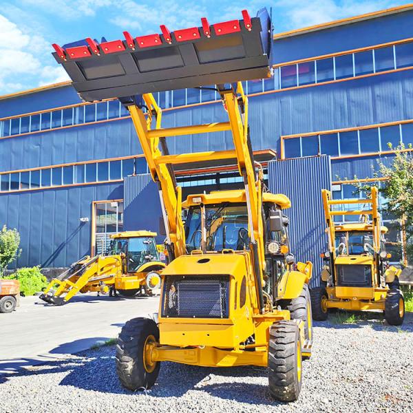 Quality Compact Backhoe Loader with 75 KW Diesel Engine 1.3m³ Bucket Capacity and 2800 for sale