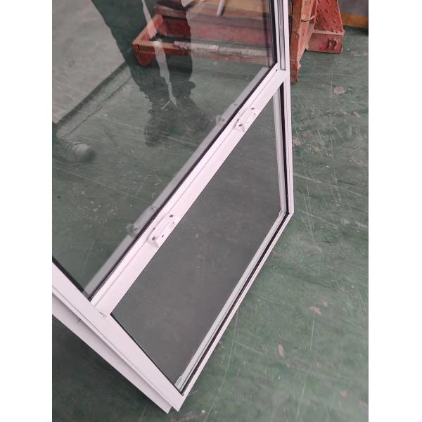 Quality Soundproof Single Sash Top Aluminum Hung Window For Bathroom for sale